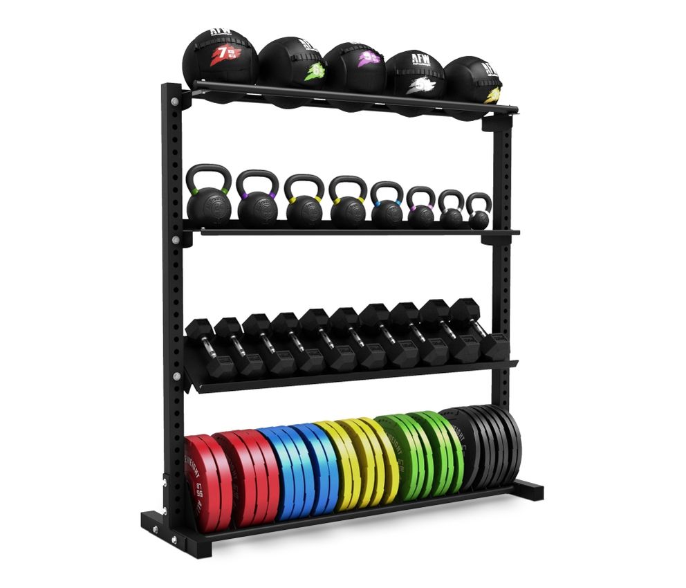 RACK MULTIESTANTE 4 ALTURAS (180CM) - Equipa Tu Gym